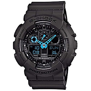 Casio Mens G SHOCK Analog-Digital Sport Quartz Watch NWT GA-100C-8A