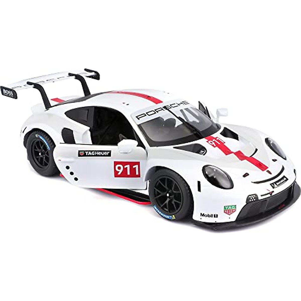Bburago B18-28013 1:24 Porsche 911 RSR GT, Assorted Designs and Colours