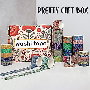 48 Rolls Washi Tape Set,Decorative Masking Adhesive Tape for DIY Crafts and Gift Wrapping,Beautify Bullet Journals ,Planners by KOVANO