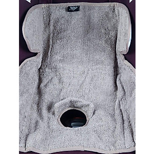 Long-Ci Car Seat Waterproof Liner in Moisture Wicking Plush Terry for Strollers Infant Swings