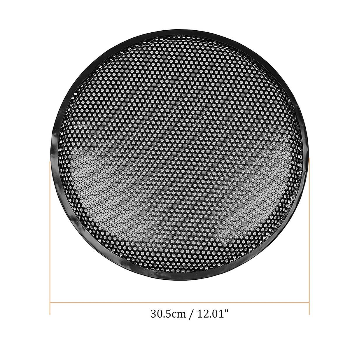 X AUTOHAUX 2pcs Grill Cover 12" Mesh Protector Car Speaker Cover Woofer Subwoofer Grill for Honda