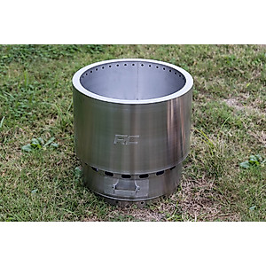 Rough Country Stainless Steel Smokeless Fire Pit w/Carry Bag - 117515