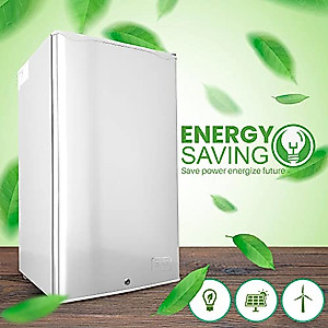 ZLOFT Mini Fridge with Freezer 3.2cu | Portable Mini Fridge for Bedroom, Dorm Refrigerator/Dorm Fridge, Small Refrigerator with Freezer, Mini Refrigerator, Small Fridge RV Refrigerators, White