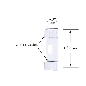 Vertical Blind Repair Tabs Kit,Horizontal Blinds Parts,Vertical Blind Replacement Slats Parts(24-Pack)