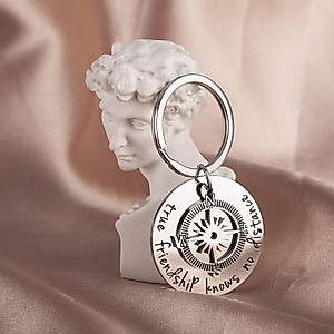 Best Friends Birthday Gifts for Women Friendship Best Friend Gift Friendship Gifts for Women Friends for Women Men Teen Girls Long Distance Friendship Going Away Compass Gifts Birthday Wedding