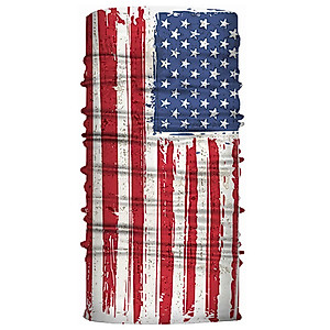 Jordefano Pack of 8 Face Covering Mask Neck Gaiter Elastic, Fishing and Hunting - Bulk