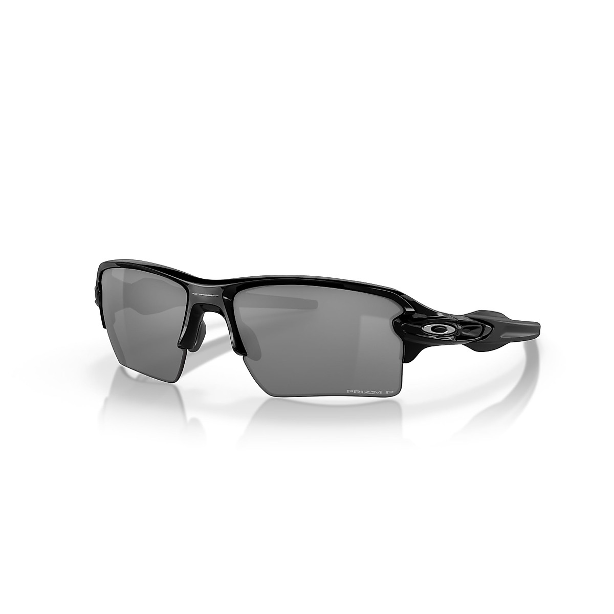 Oakley Men's Oo9188 Flak 2.0 XL Rectangular Sunglasses, Polished Black/Prizm Black Polarized, 59 mm