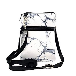Wanty Cell Phone Bag - Small Crossbody Bag, Cell Phone Purse Smartphone Wallet with Shoulder Strap for Women (White)