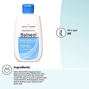 Balneol Hygienic Cleansing Lotion 3 oz (Pack of 2)