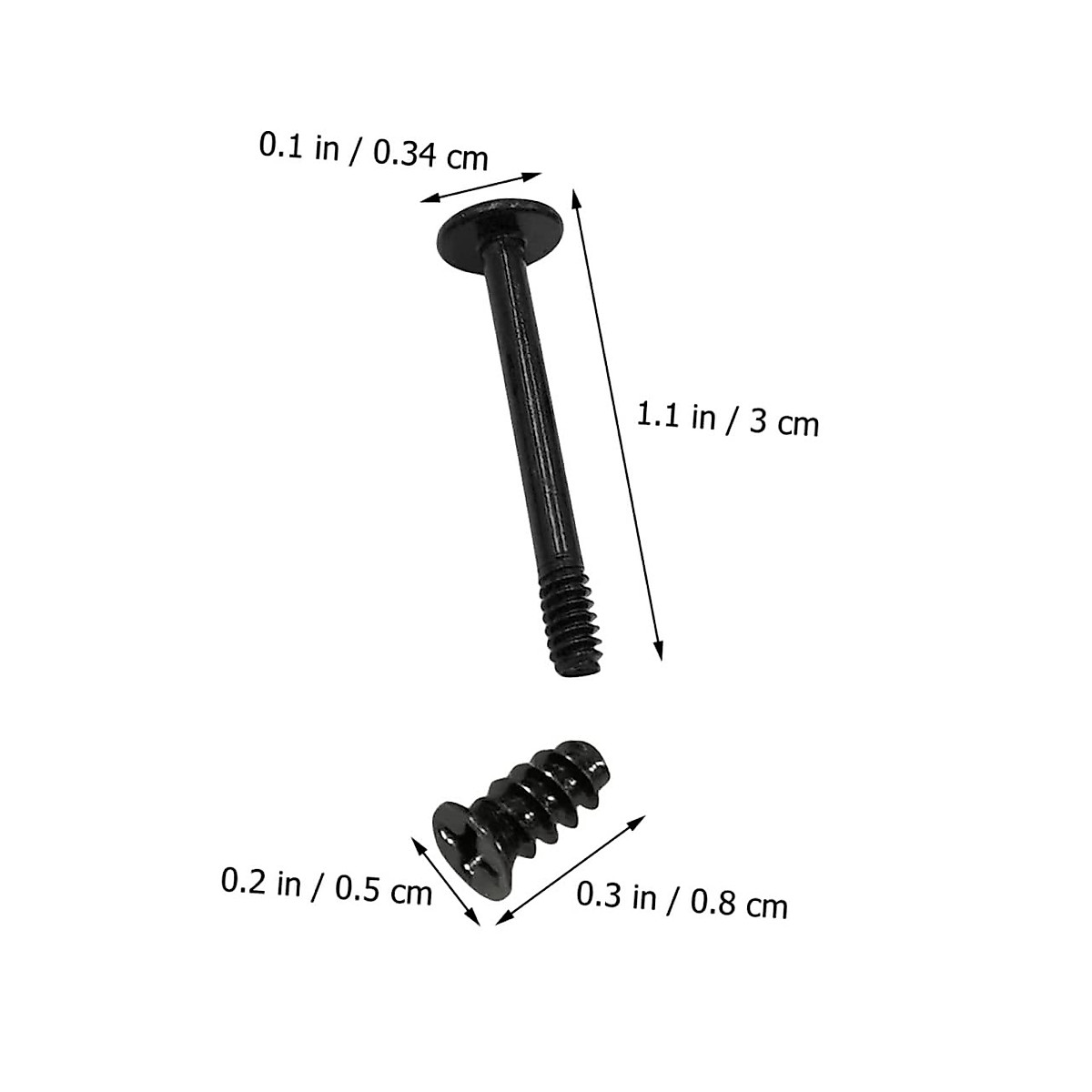 4 Sets Chassis Fan Screws Computer Case Screws Cooling Fan Screws Computer Fan Accessories Self Tapping Screw Fan Mount Screws Case Fan Screw Fan Mounting Screws Screw for Case Fan