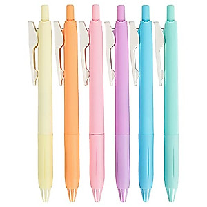 Mr. Pen- Gel Pens, Black, 6 Pack, Gel Ink Pens Medium Point, Quick Dry Pens for Note Taking, Writing Pens, Retractable Gel Pens, Black Ink Pens, Pens for Bible Journaling