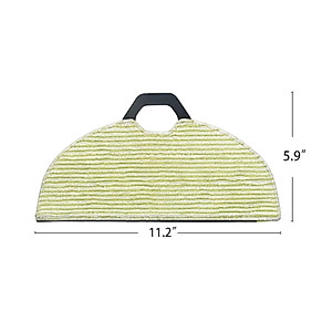 JINGDING Roller Main Side Brush Hepa Filter Mop Cloths, Compatible for Shark AV2610WA AV2511AE AV2501S AV2501AE, AI Ultra 2in1 Robot Vacuum Spare Parts (Color : 4 Black Hepa Filter)