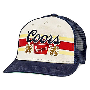 AMERICAN NEEDLE Sinclair Coors Beer Baseball Hat Adjustable Snapback Dad Hat (21001A-COORS-NAIV)