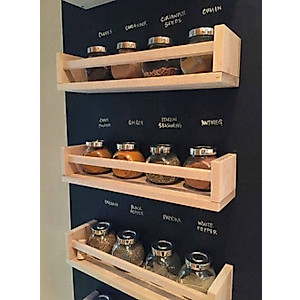 Gneric Floating Shelves for Wall, Burlywood Nursery Book Shelves, 15.7 inch Kids Bookshelf, Wall Shelves for Living Room Bedroom Decor,Kitchen Spice Rack,Bathroom Storage Rack(2 Pack)