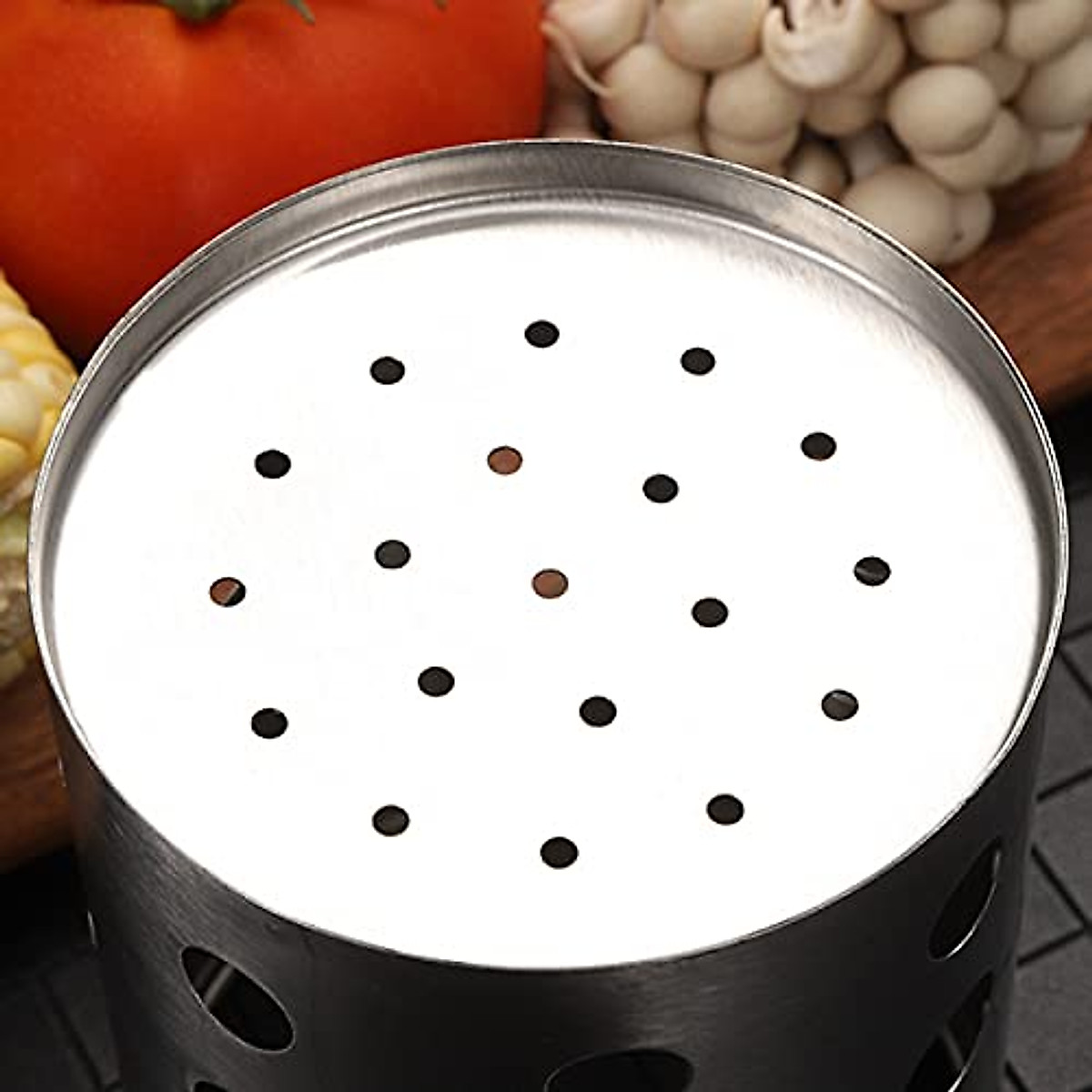 Yalych Utensil Caddy 1 Set of Stainless Steel Household Kitchen Chopsticks Cage Tube Storage Box Drain Rack Pen Holder