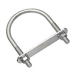 National Hardware N222-217 U Bolt, 652, 652-3/8"x3 x4-1/2, Zinc Plated