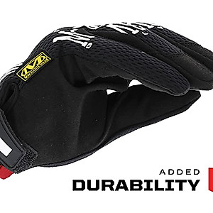 Mechanix Wear: The Original Work Glove with Secure Fit, Synthetic Leather Performance Gloves for Multi-Purpose Use, Durable, Touchscreen Capable Safety Gloves for Men (Black, Small)