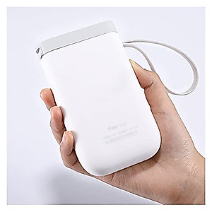 ZSEDP Label Printer Portable Pocket Label Printer Thermal Label Maker Fast Printing Home Use Office