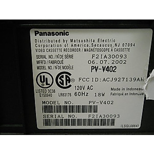 Panasonic PV-V402 Video Cassette Recorder