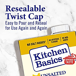 Kitchen Basics All Natural Unsalted Chicken Stock, 32 fl oz