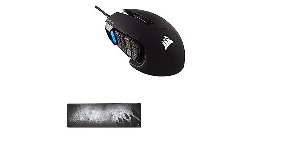 Corsair SCIMITAR Pro RGB Gaming Mouse & MM300 Mouse Pad