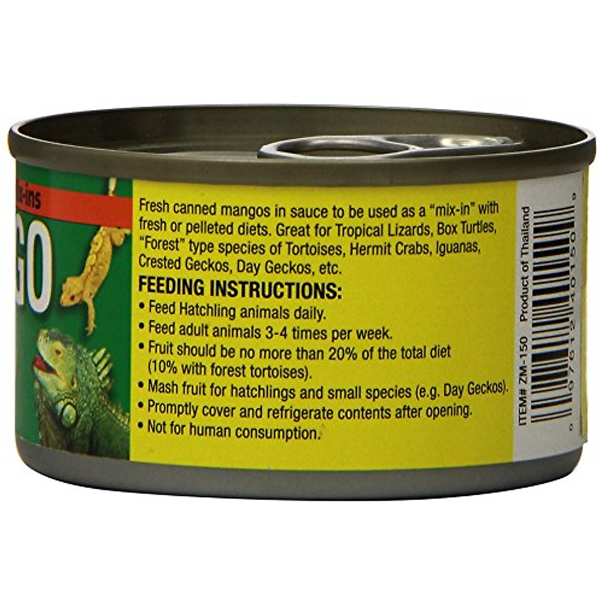 Zoo Med Laboratories SZMZM150 Can O Fruit Mango, 4 Ounce
