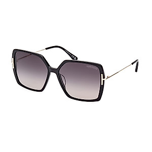 Tom Ford JOANNA FT 1039 Shiny Black/Dark Grey Shaded 59/15/140 women Sunglasses