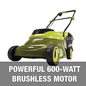 Sun Joe 24V-MJ14C 24-Volt IONMAX Cordless Push Lawn Mower Kit, 14-inch, W/ 4.0-Ah Battery + Charger