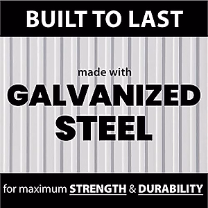 Hanover 2-in-1 Multi-Use Dark Gray Outdoor Metal and Steel Single Door Shed with Firewood Storage Compartment up to 42 Cu.Ft. Rust, Corrosion and UV Resistant, Raised Base and Sloped Roof Design