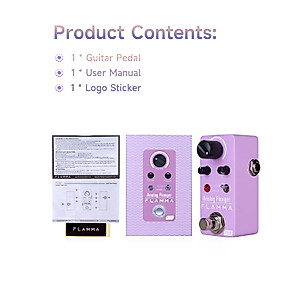 FLAMMA FC15 Analog Flanger Pedal Guitar Effects Pedal True Bypass Mini Portable Durable Metal Shell