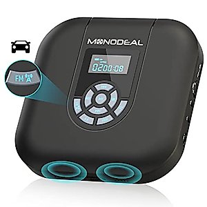 MONODEAL Portable CD Player with Speaker Rechargeable CD Player with FM Transmitter CD Player Portable for Car for Home Travel with Headphone CD Player Portable for Walkman