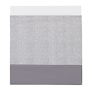 NoJo Jungle Trails Grey, Green and Gold Elephant, Lion and Giraffe 4 Piece Nursery Crib Bedding Set - Comforter, 100% Cotton Fitted Crib Sheet, Crib Skirt, and Storage