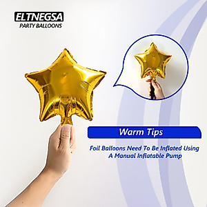 187PCS Royal Blue and Gold Balloons Arch Garland Kit, 5/10/12/18 Royal Blue and Gold White Balloons with Gold Star Foil Balloons for Baby Shower Anniversary Wedding New Year Birthday Party Decorations