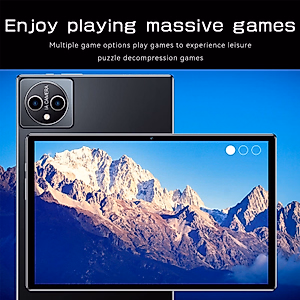 2 in 1 Tablet, 10.1 Inch Tablet with Keyboard, 8GB RAM 256GB ROM, Octa Core Processor, 16MP Camera, 5G WiFi, FHD Tablet for Android 12 (US Plug)