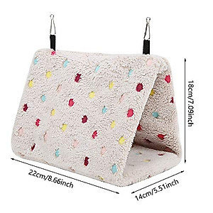 OKJHFD Pet Small Animal Hanging Hammock Ferret Hammock Cage, Hamster Rat Glider Guinea Pig Hideout Great for Playing and Sleeping