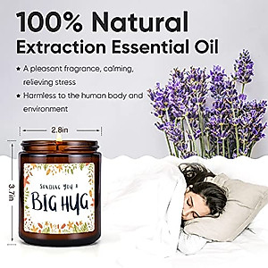 UOKPT Lavender Scented Candle Gifts for Women Unique Friendship Gift for Best Friend BFF Bestie Personalized Birthday Christmas Presents for Mothers Sister Men Female Coworker