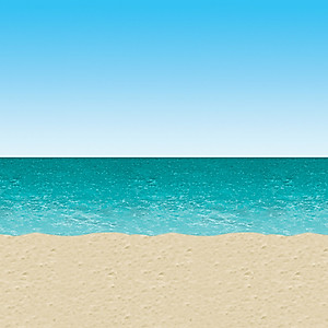 Beistle Ocean and Beach Backdrop (52001)