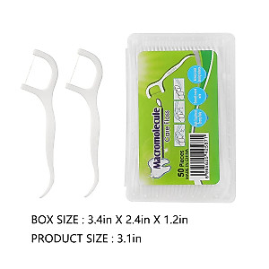 Dental Floss Picks High Toughness Professional Toothpicks Sticks 12-Pack(600pcs) with Portable Case and Dental Picks Perfect for Family,Hotel,Travel