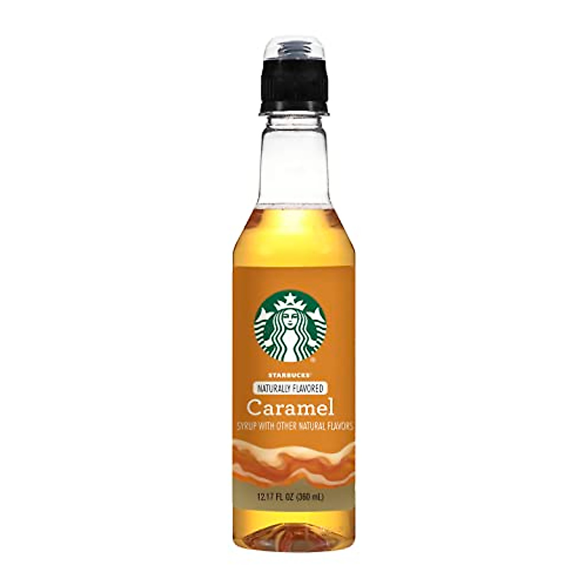 Starbucks Naturally Flavored Caramel Coffee Syrup, 12.17 fl oz. (Pack of 2)