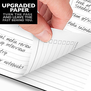 2024-2025 AT-A-GLANCE® Elevation Block-Format 13-Month Weekly/Monthly Planner, 8-1/2" x 11", Black, January 2024 to January 2025, 75950P05