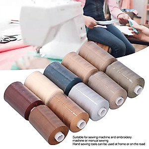 PESUMA Colorful Sewing Machine Thread Set - 10 Gray Series Polyester Embroidery Tools with Excellent Tensile Strength - Sewing Thread for All Your Sewing Projects