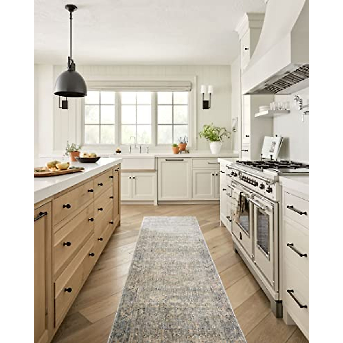 Loloi Angela Rose x Blake Collection BLA-01 Sky/Beige, Transitional 5'-3" x 7'-6" Area Rug