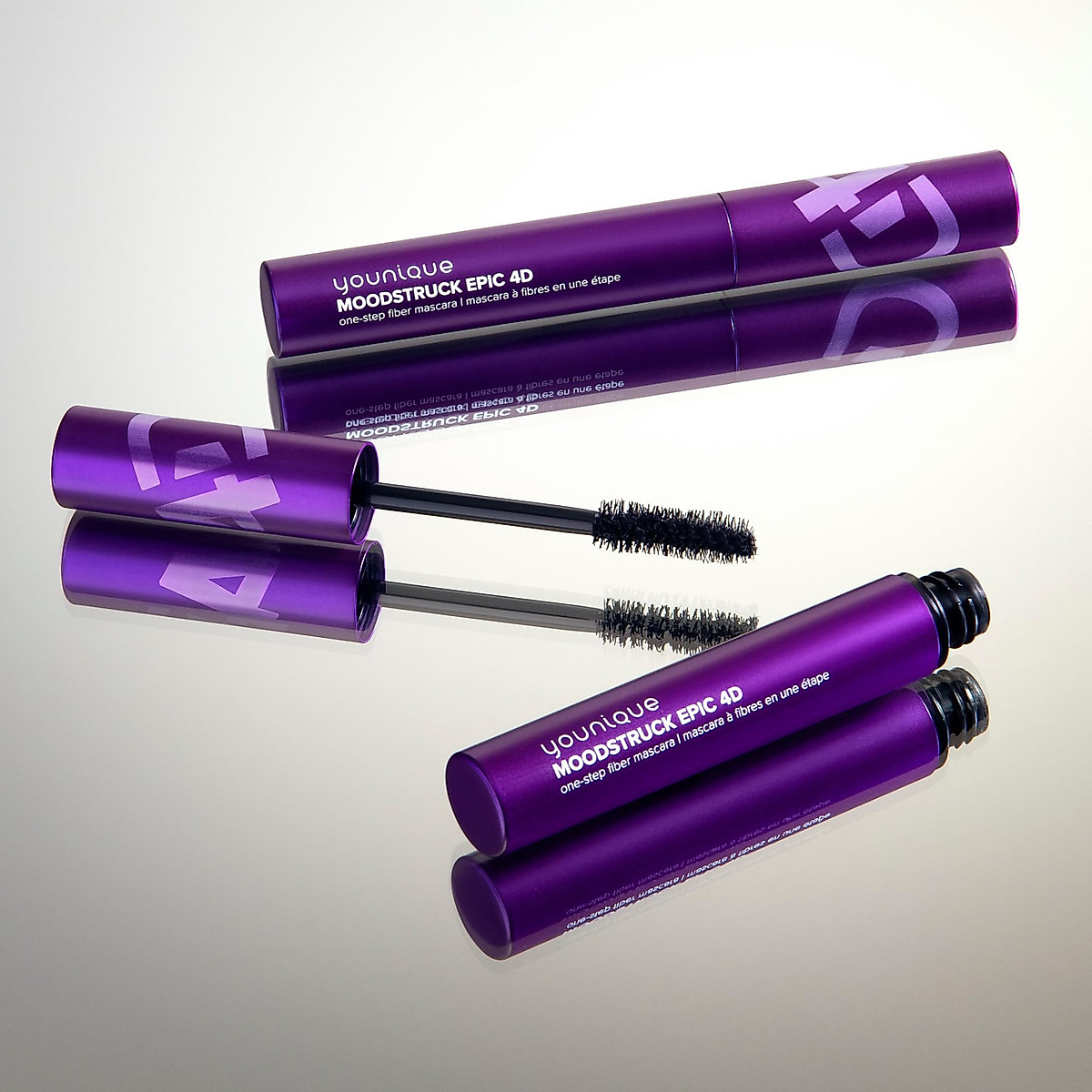 Younique MOODSTRUCK EPIC 4D Fiber Lash Mascara | 7 ml | Long Lasting Mascara Black Volume and Length, Lengthening, Thickening, Fuller Lashes Amplify Smudge-Proof Eyelash Mascara, Makeup