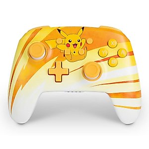 BDA PowerA Enhanced Wireless Controller for Nintendo Switch - Pokmon: Pikachu Joy
