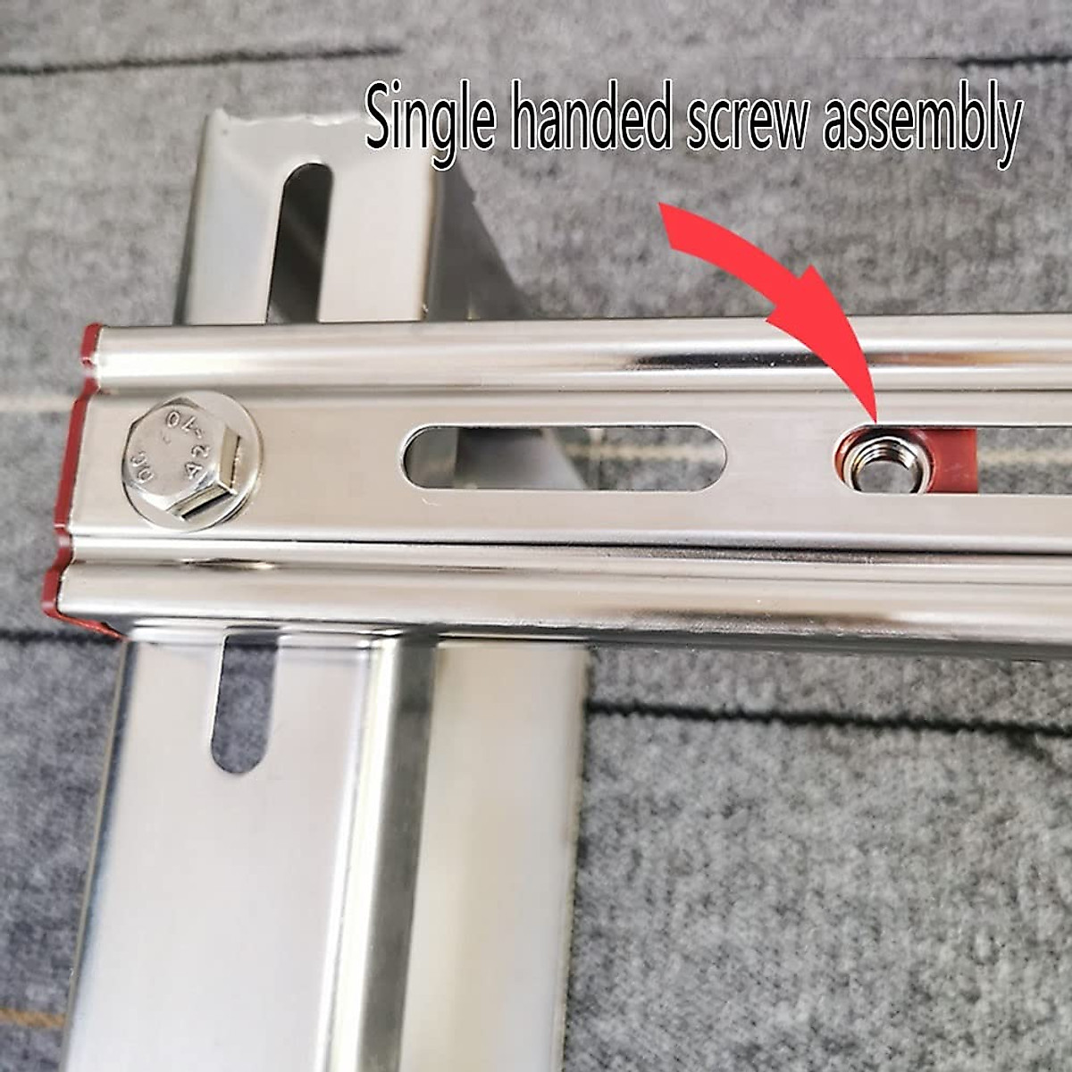 Heavy Duty Stainless Steel Condenser Mount - Universal AC Mount for Mini Split Air Conditioner - Heat Pump Base Mount, Supports 500 Lbs, Anti-Rust, Low Temperature, High Temperature