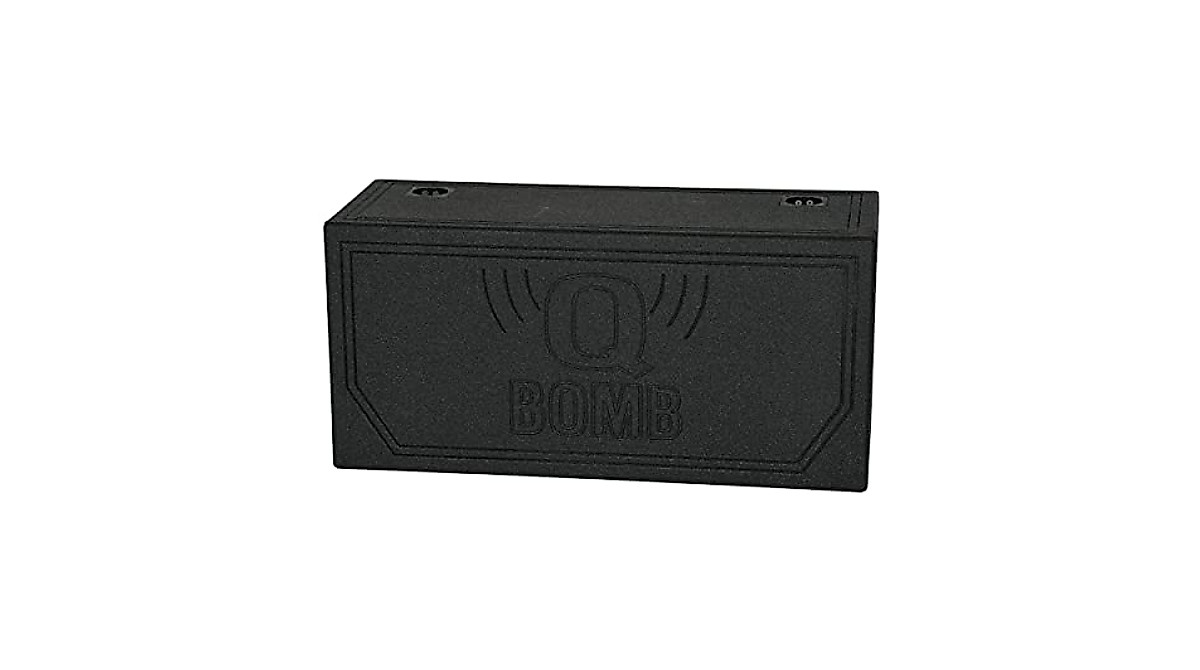 QPower QBomb Dual 12" Vented Subwoofer Box for Booming Bass