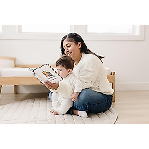 Baby's First Photo Album - My First Family Photo Album - Soft Fabric, Baby Safe, Easy to Clean, Holds 15 Photos, Personalize with Your Favorite Pictures, No Hard Edges