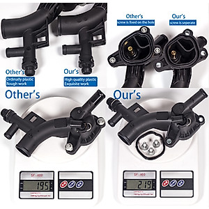 JSDAN 25193922 Compatiableb With 2011 2012 2013 2014 2015 2016 Chevy Cruze Sonic Trax Buick Encore Engine Water Outlet 1.4L &13251447 Chevy Cruze Radiator Hose