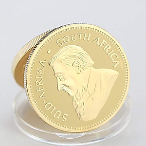 QINGFENG 2013 South Africa Saudi Africa Krugerrand 1OZ Gold Coin Paul Kruger Token Value Collectible Coins