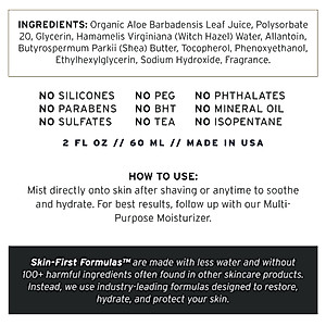 SUPPLY Healing Post Shave- White Birch & Sage After Shave- Alcohol- Free Soothing Formula for Men- Nourishes, Soothes and Boost Cell Repair- for Sensitive and Acne-Prone Skin- 2 oz. Bottle